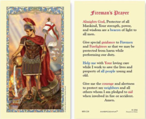 ST FLORIAN CARD - RFFAQ